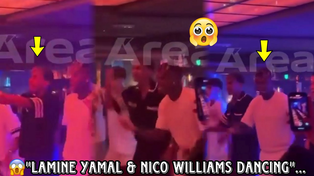 😱Lamine Yamal & Nico Williams Dance Competition At Club In Marbella ...