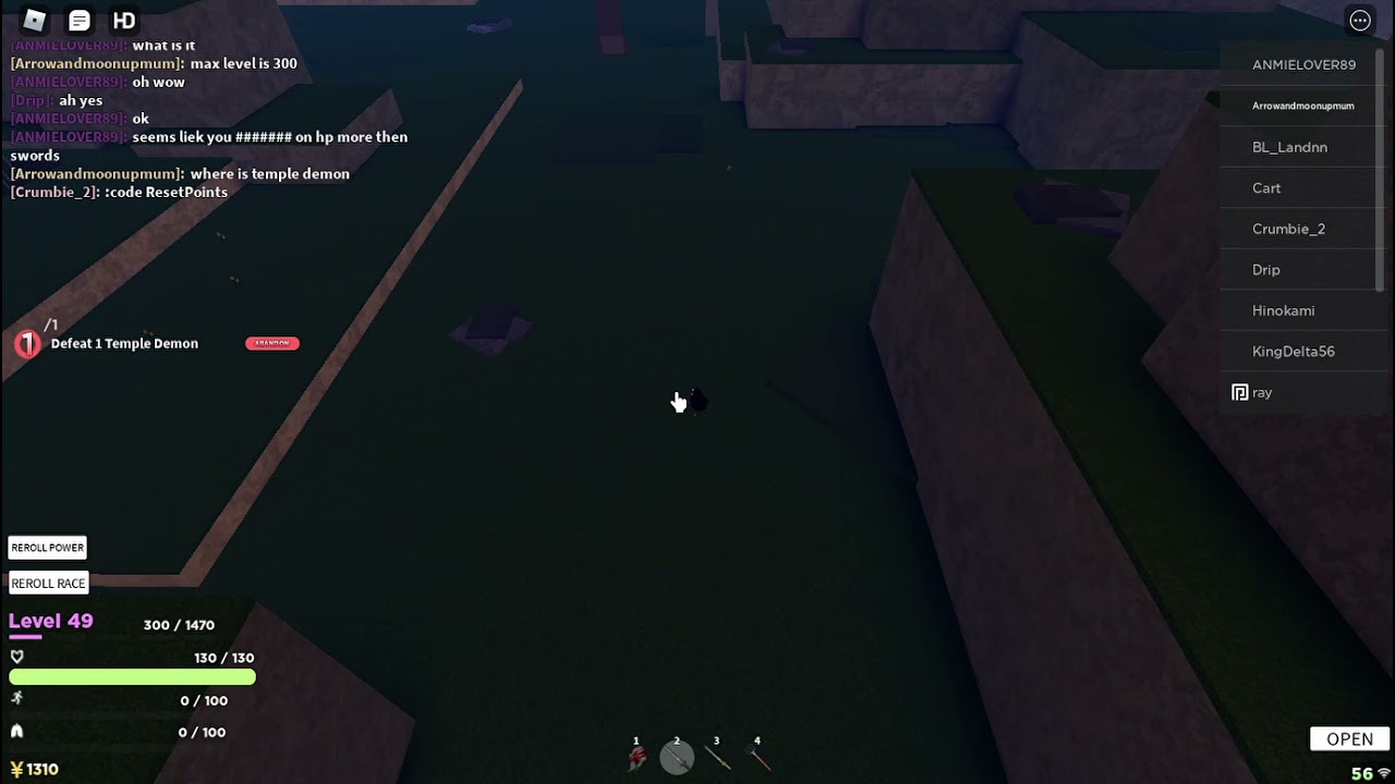 TEMPLE DEMON LOCATION slayers unleashed - YouTube