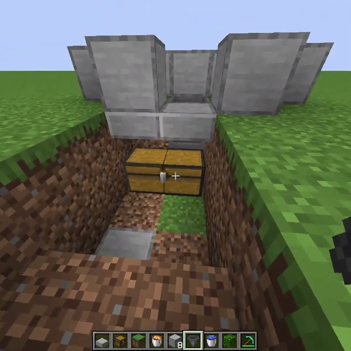 how to make cobblestone generator in minecraft - YouTube