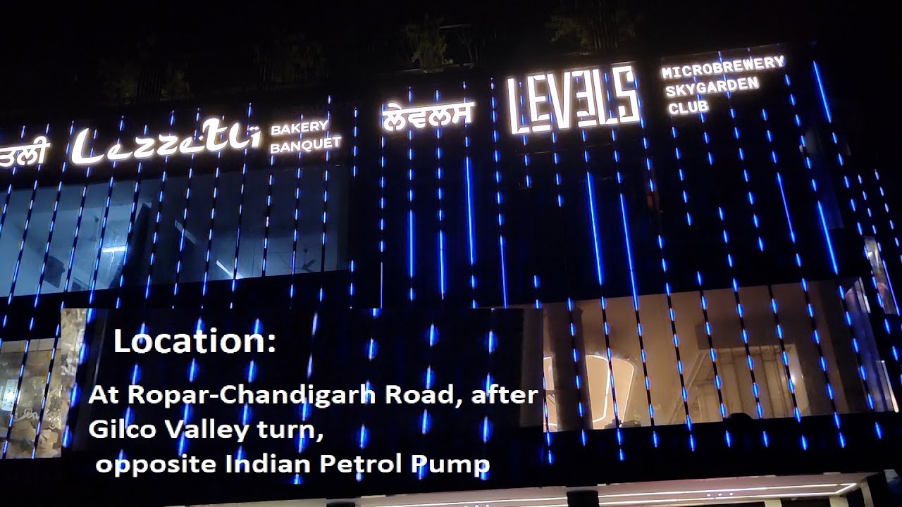 LEVELS- Microbrewery & Skygarden Kharar - YouTube