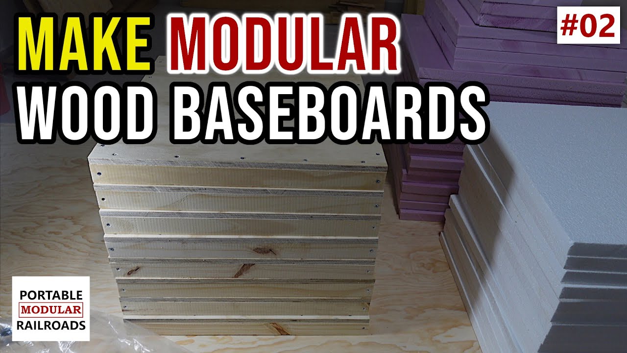 Make a Portable Modular Railroad's Wood Modules #02 - YouTube