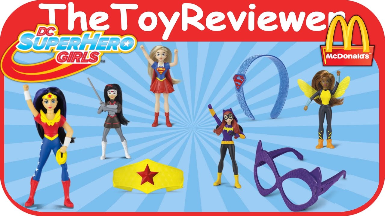 2016 DC Super Hero Girls McDonalds Happy Meal Toys COMPLETE SET 8 ...