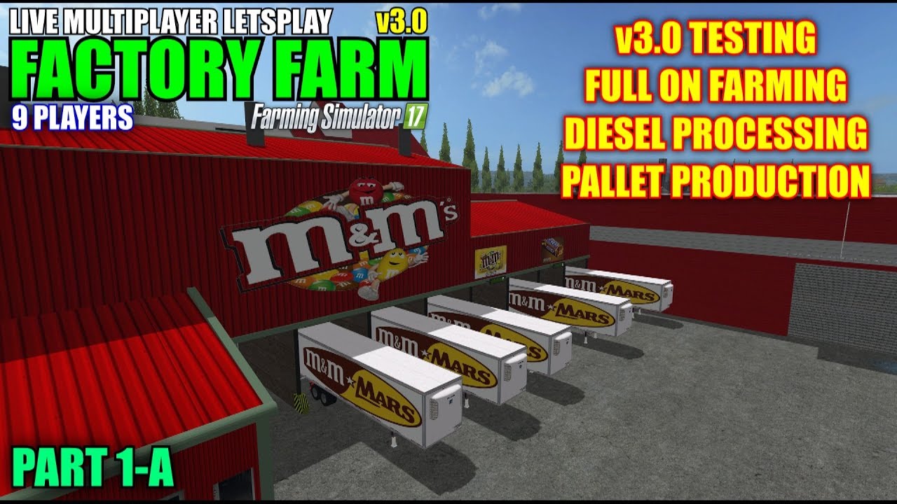 Factory Farm V3.0 Live Multiplayer Letsplay (Part 1A) - YouTube