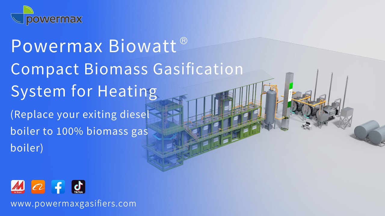 Powermax Compact Biomass Gasification System For Heating- Replace your ...