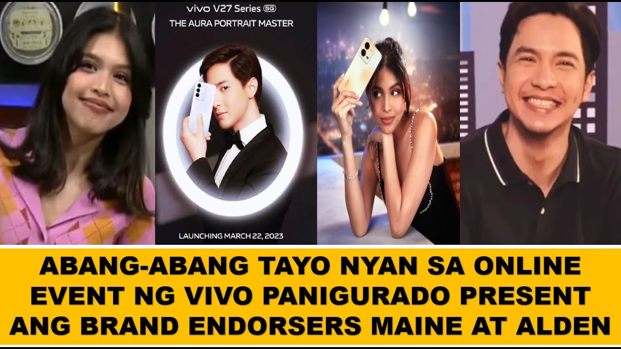 OMG! MAY PA ONLINE EVENT ANG VIVO PRESENT TIYAK NYAN SI MAINE AT ALDEN NA MGA ENDORSER NITO ...
