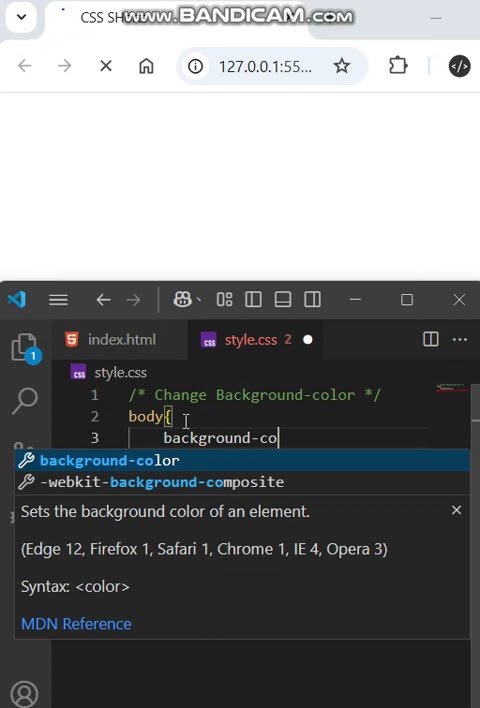 Background-Color Changing CSS #CSS #BackgroundColor #WebDesign #CSSTutorial #CSS #QuickTips # ...