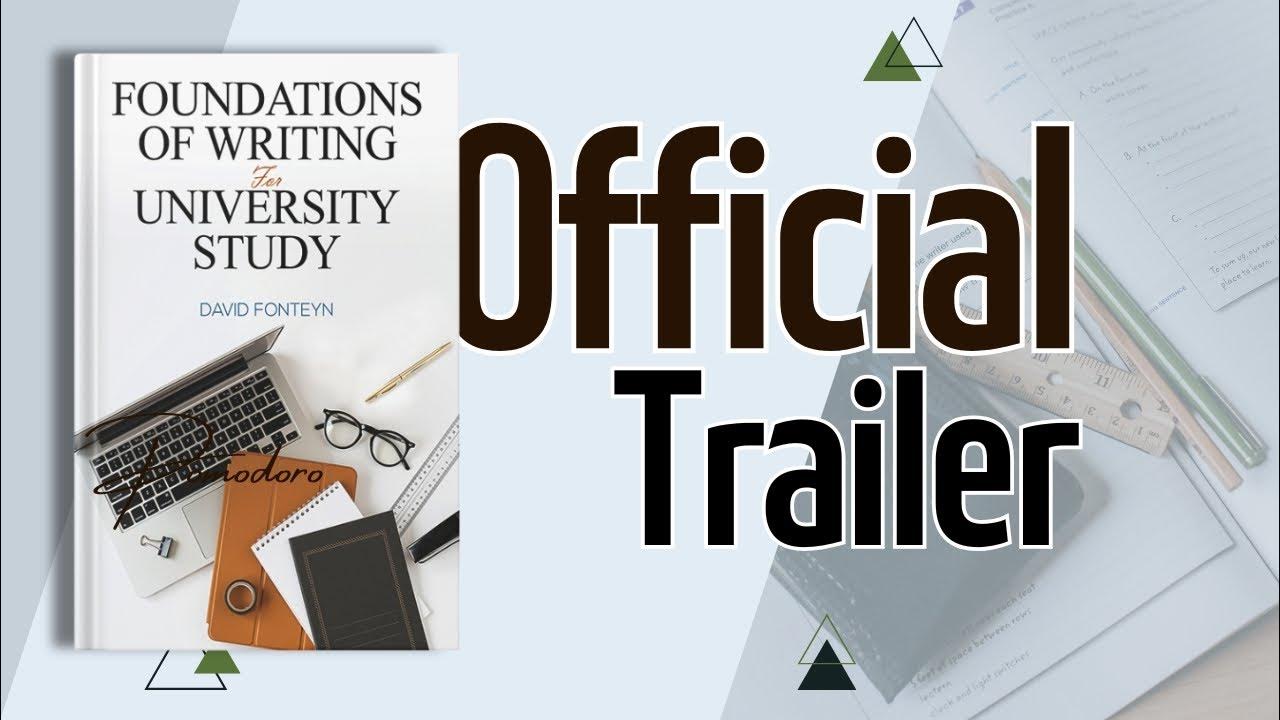 Foundations of Writing for University Study - YouTube