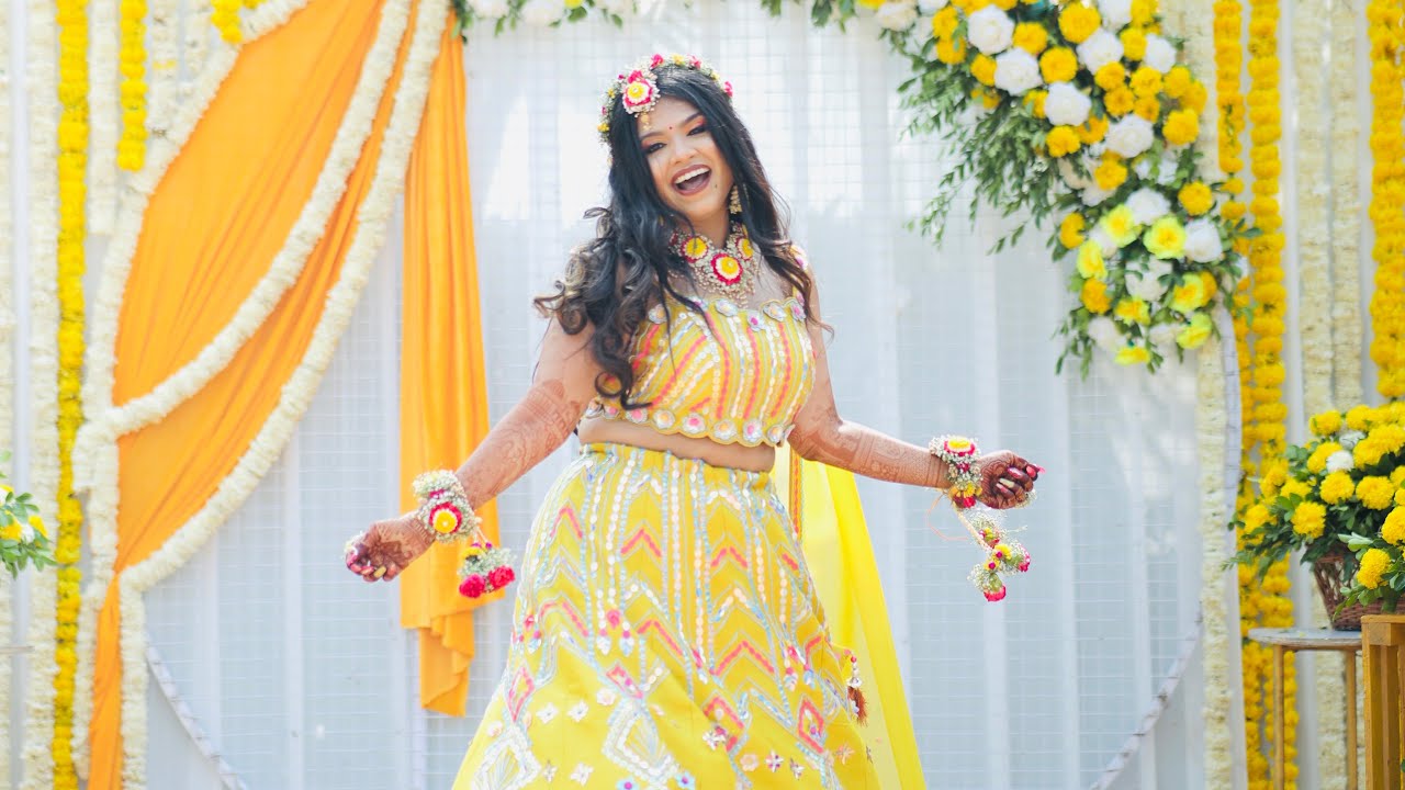 Haldi dance ||bride ||dance krte krte gir ne wali thi ||dr.lajja patel ...