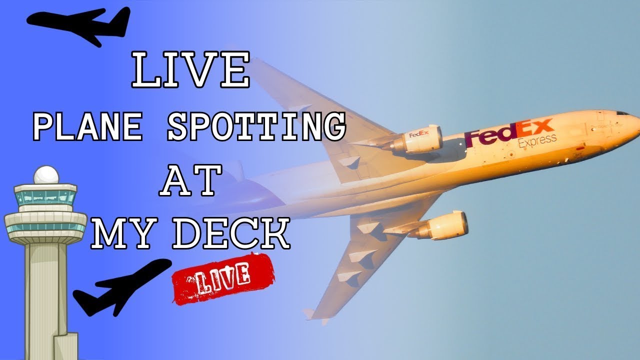 🔴Skyward Perspectives: Live Plane Spotting from My Deck - YouTube