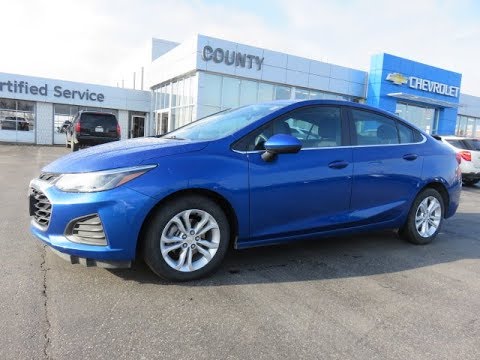 2019 Chevrolet Cruze LT Kinetic Blue Metallic - YouTube