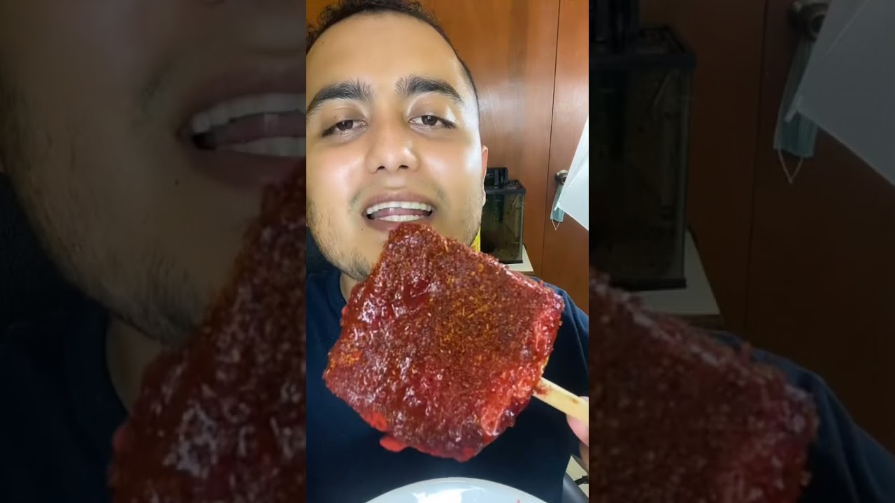 Sandía fuego con Tajín y polvo tipo takis fuego - YouTube