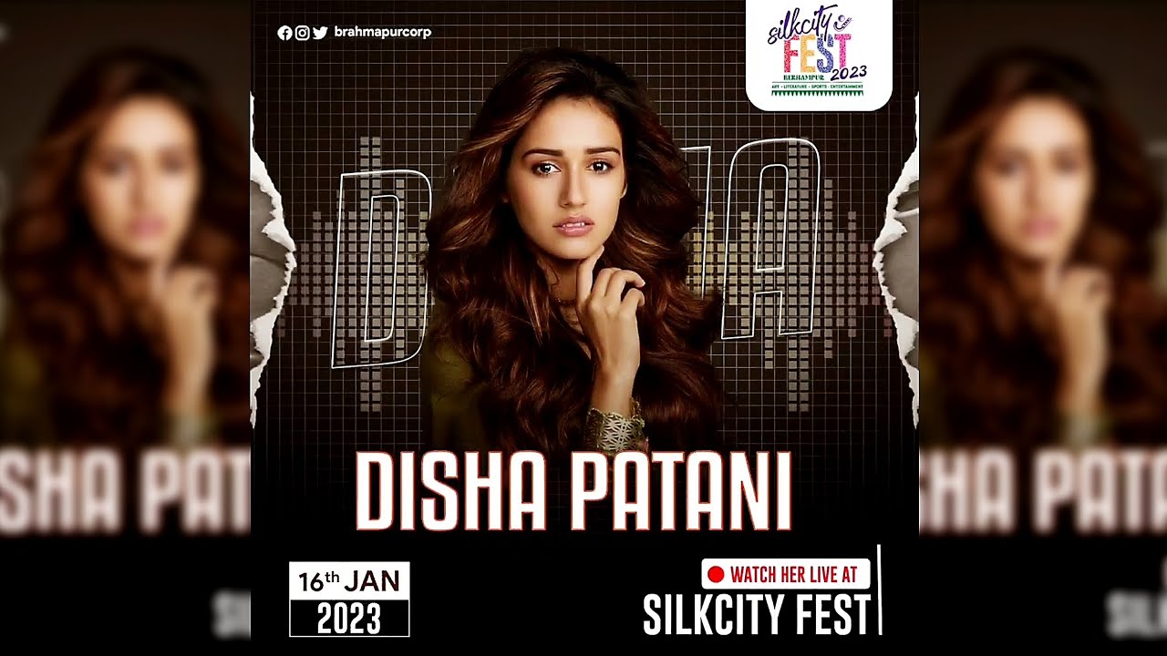 Disha patani dance performance at Silkcityfest Berhampur2023 ...