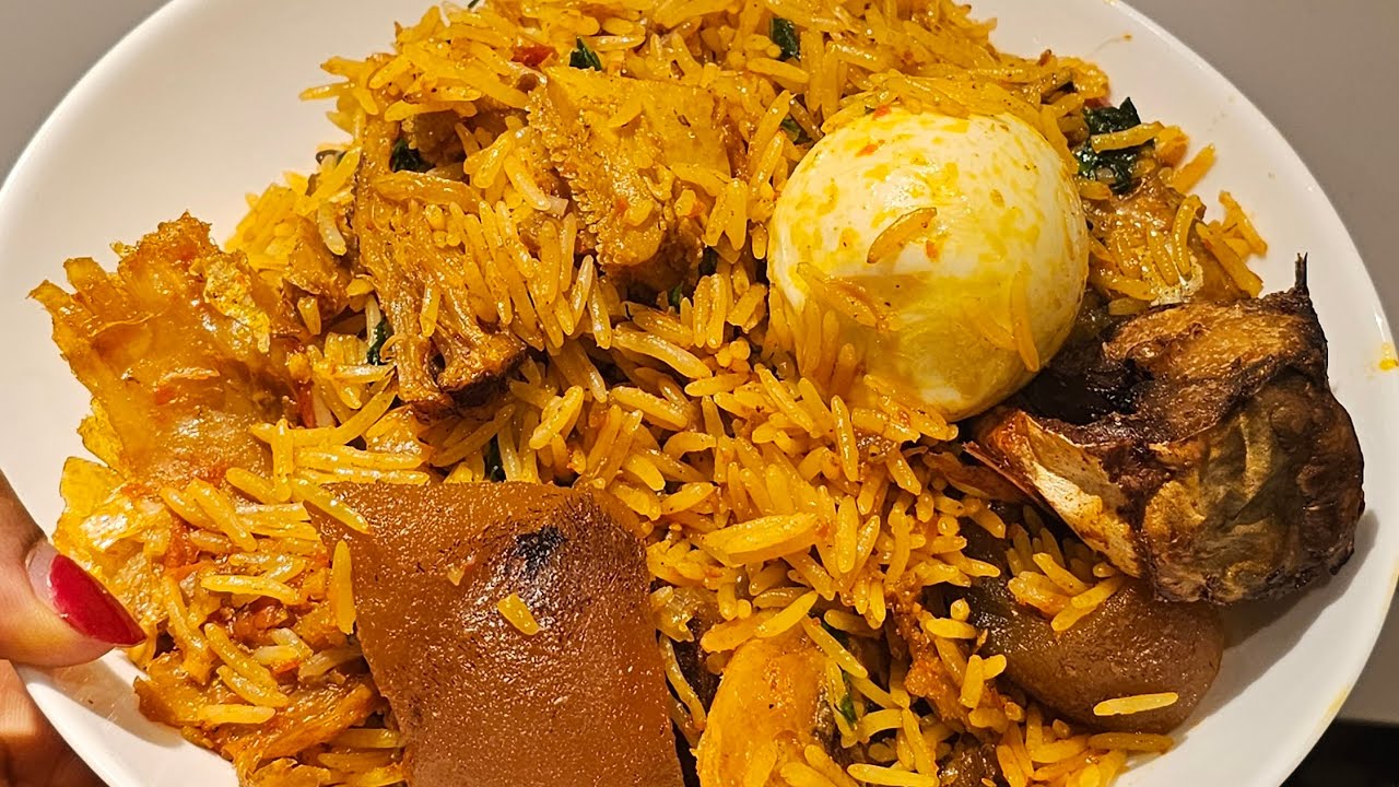 Nigerian Native Rice Recipe | How to Cook Traditional Nigerian Rice ...