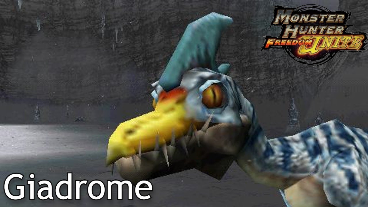 Monster Hunter Freedom Unite | Giadrome Boss Fight #1 - YouTube