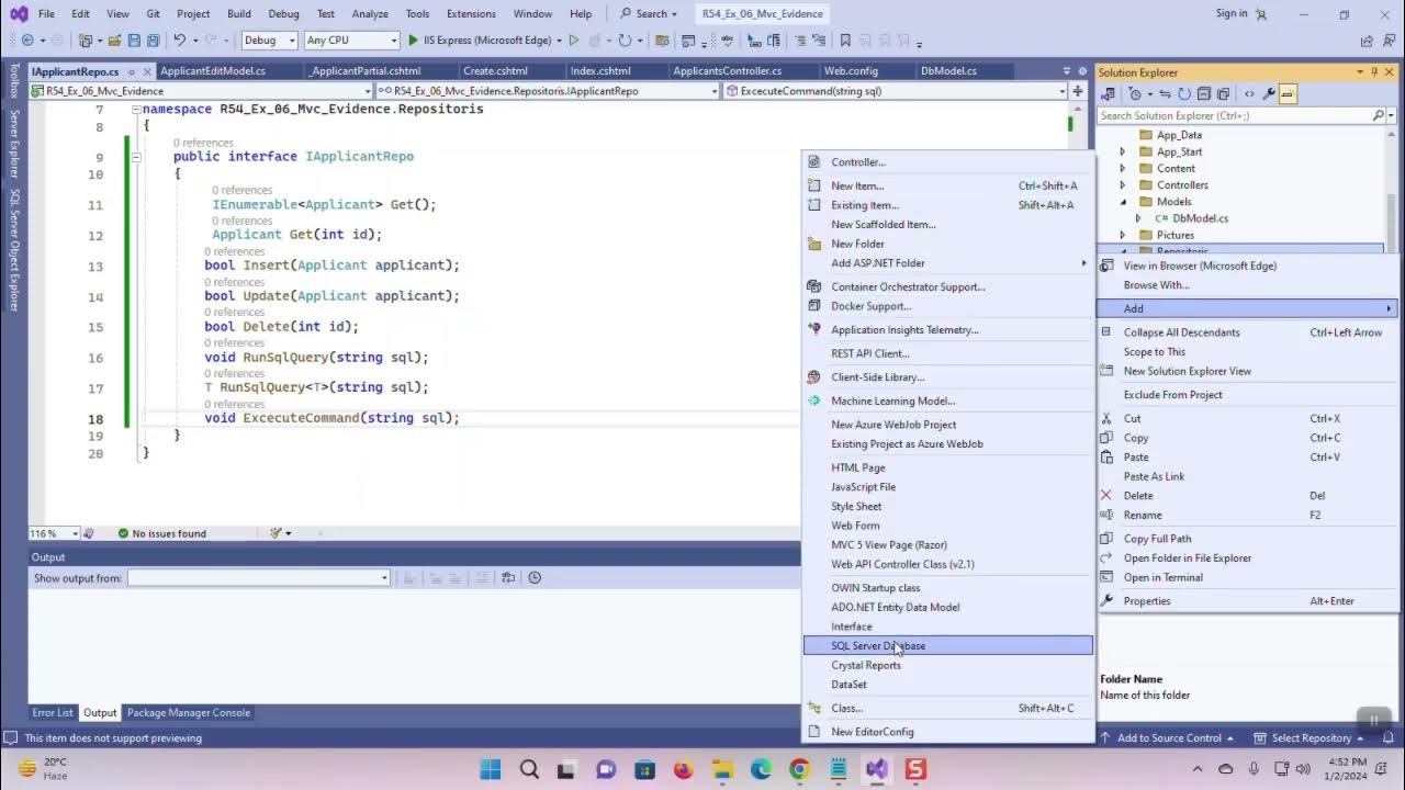 Entity Framework Repository Pattern Youtube