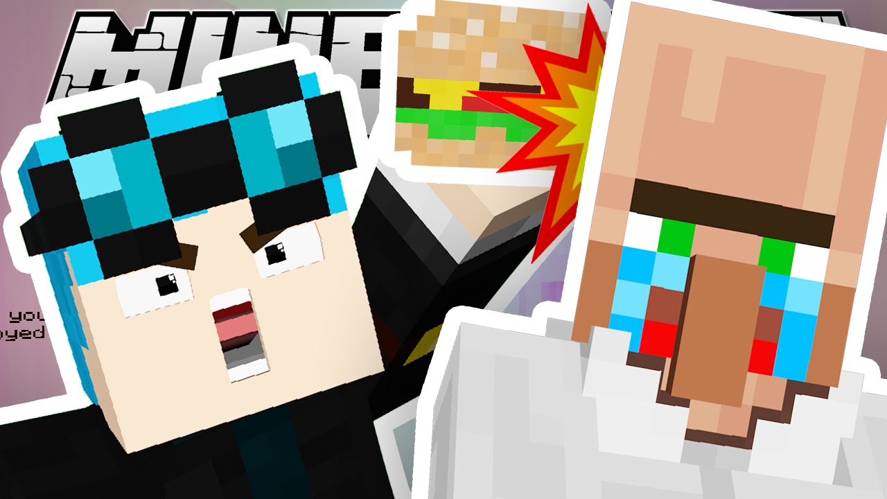Minecraft | KILLING VILLAGERS WITH FOOD!! | Ultimate Block 3 - YouTube