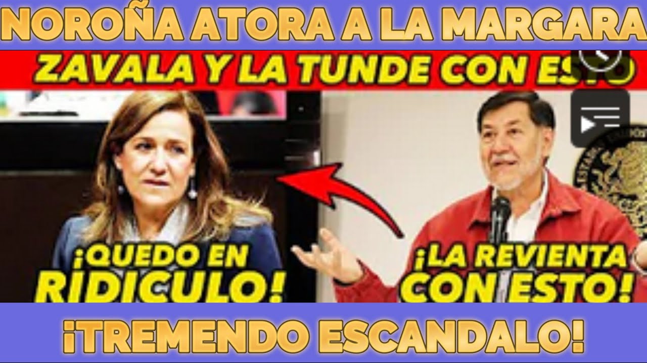 MIRA CÓMO NOROÑA FRENA A MARCELA ZAVALA Y LA DEJA EN EL SENADO COMO UNA ...
