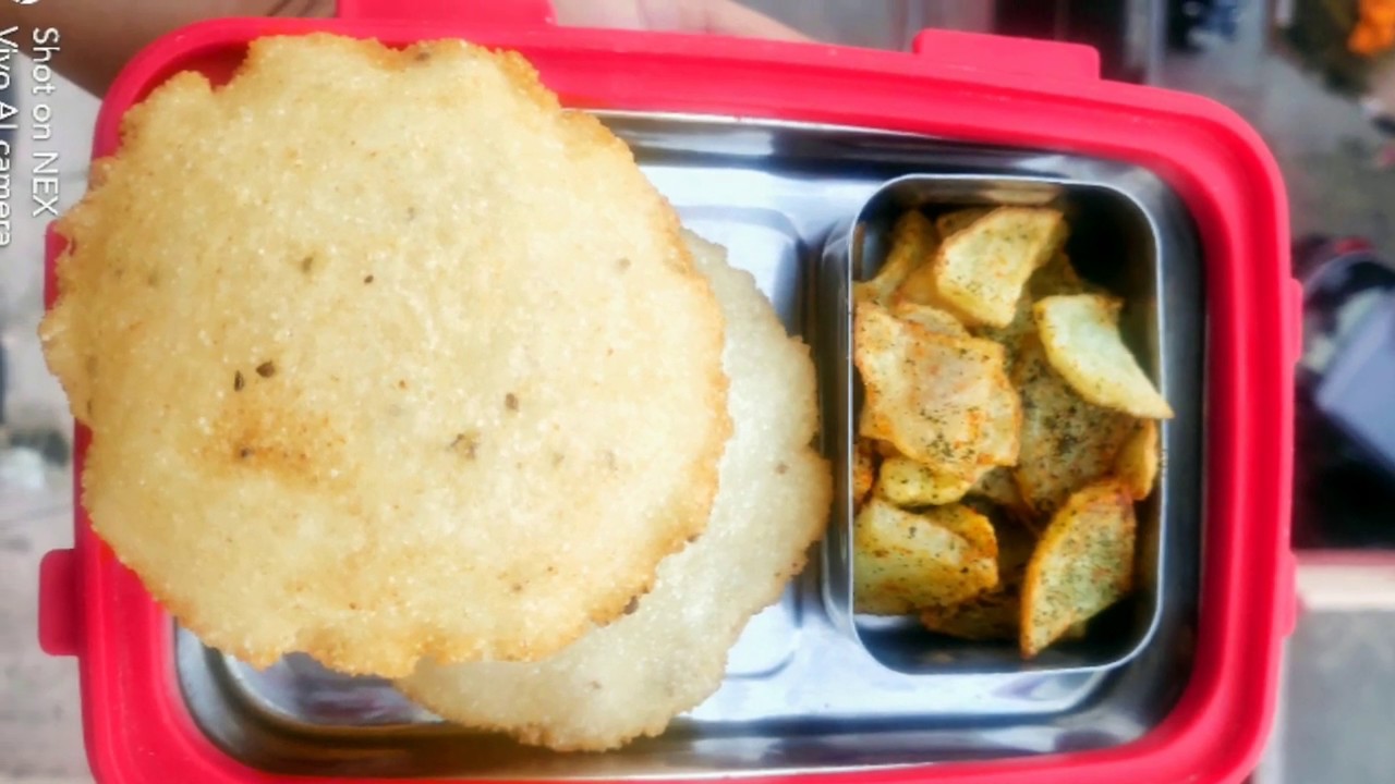 बच्चों के लिए बनाइये टिफ़िन बस मिनटों में ओर साथ ही बनाइये चाट भी(Suji ...