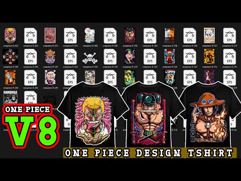 Free Download Bundle One Piece V8 T-Shirt (PNG & EPS)