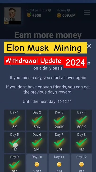 New mining app ! telegram new mining bot ! Elon Musk mining update ! #mining new mining app 2024 ...