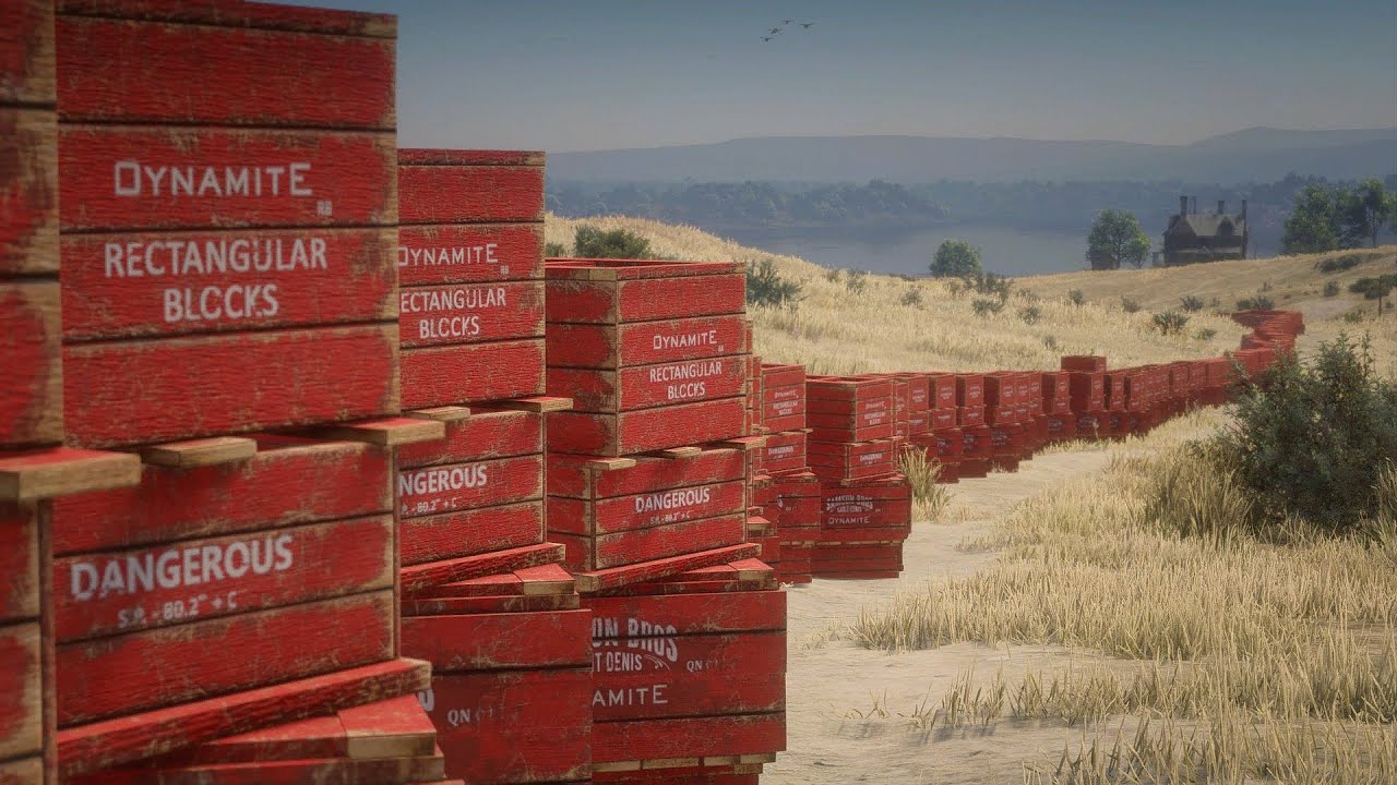 INSANE Dynamite Domino in Red Dead Redemption 2 PC - YouTube