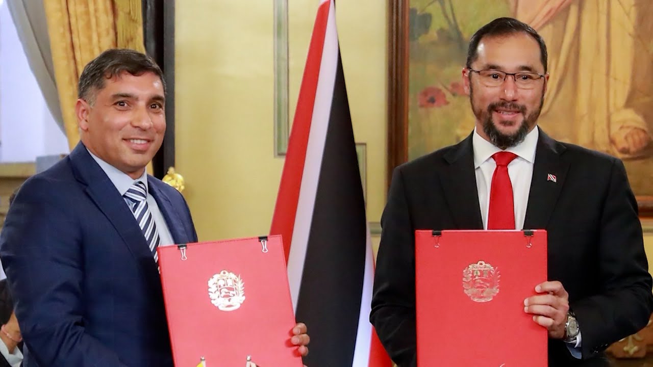 T&T And Venezuela Sign Historic Agreement On Dragon Field - YouTube