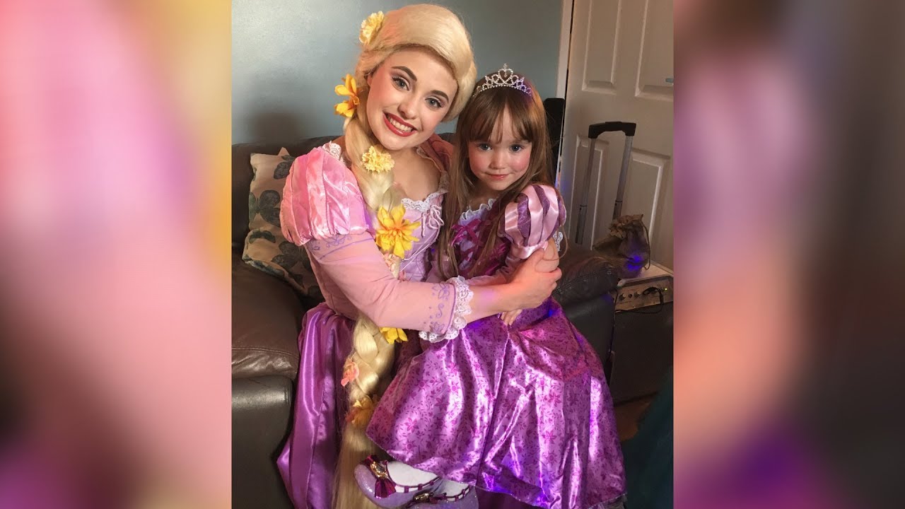 Lucy's Princess 5th Birthday Party - YouTube