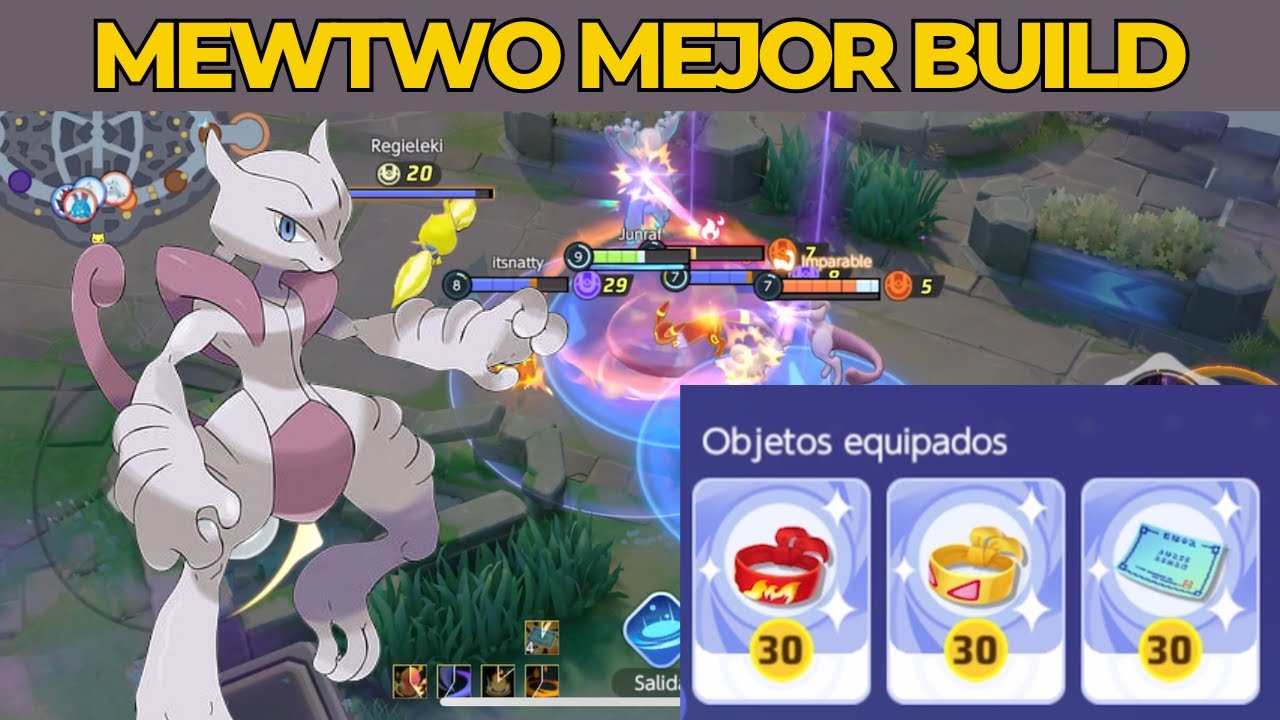 MEWTWO SIGUE ROTO CON ESTA BUILD / POKEMON UNITE - YouTube