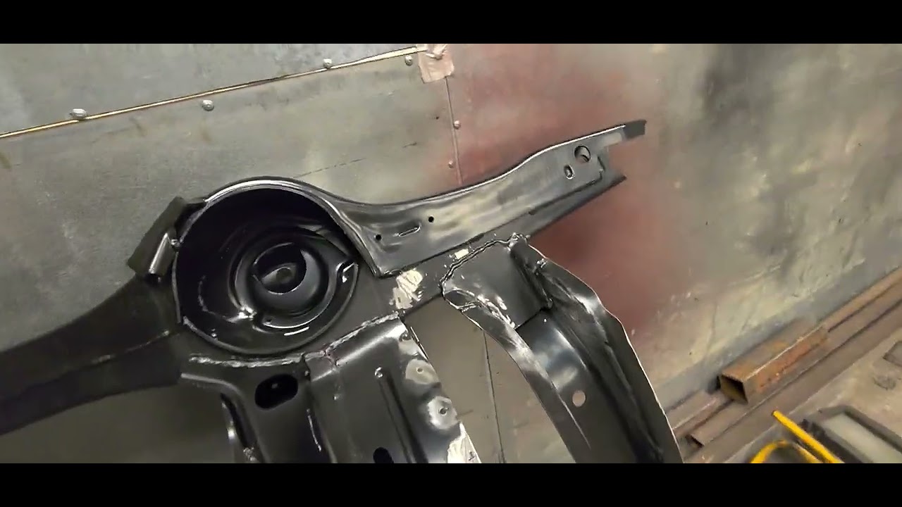 prepping a Auto Metal Direct Subframe for 1968-1974 Nova - YouTube