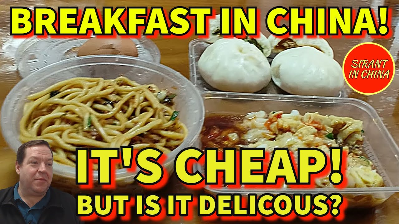 Chinese Breakfast Is CHEAP!!! But Is It Delicious?? Let's Find Out What ...