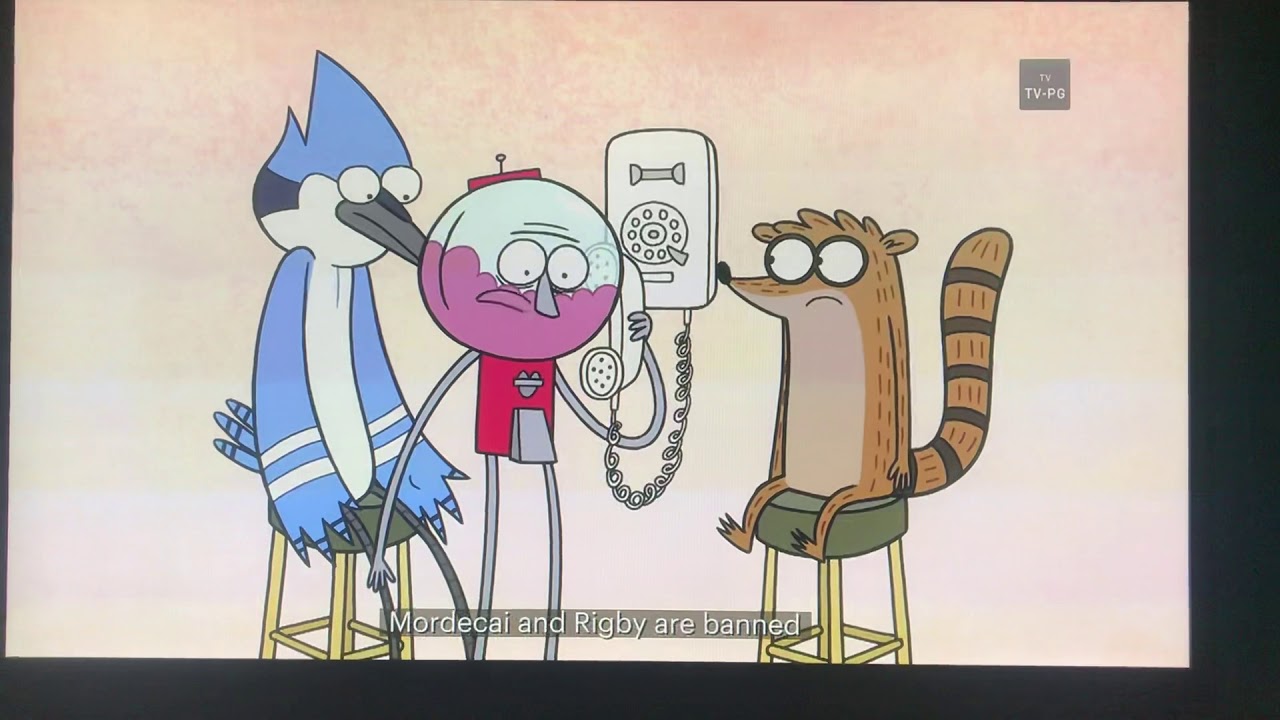 Regular Show: Benson destroy the house phone. (So funny!) - YouTube