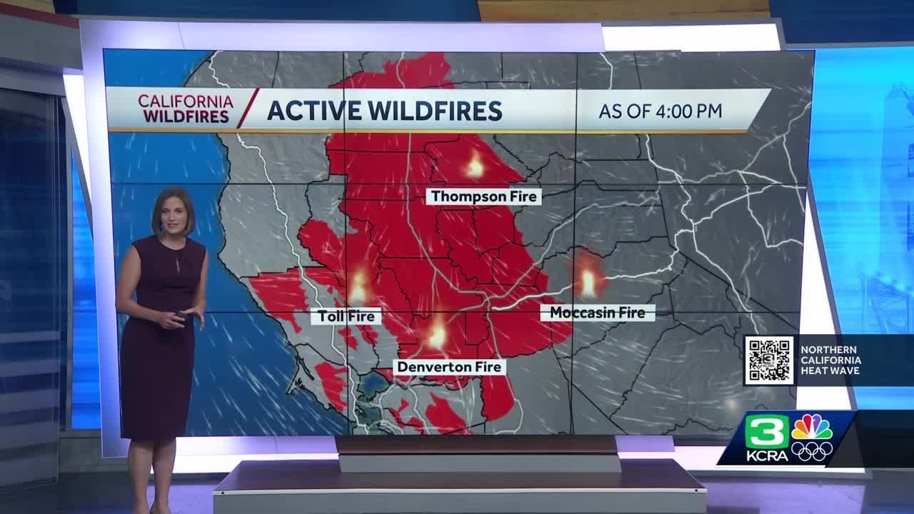 Northern California Extreme Heat and Wildfire Coverage | July 2 updates ...