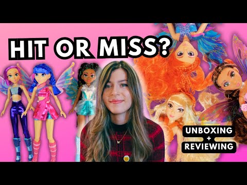 REBOOT DOLLS: Winx Club Fairy Dolls by Playmates Unboxing & Reviewing | Dear Deena