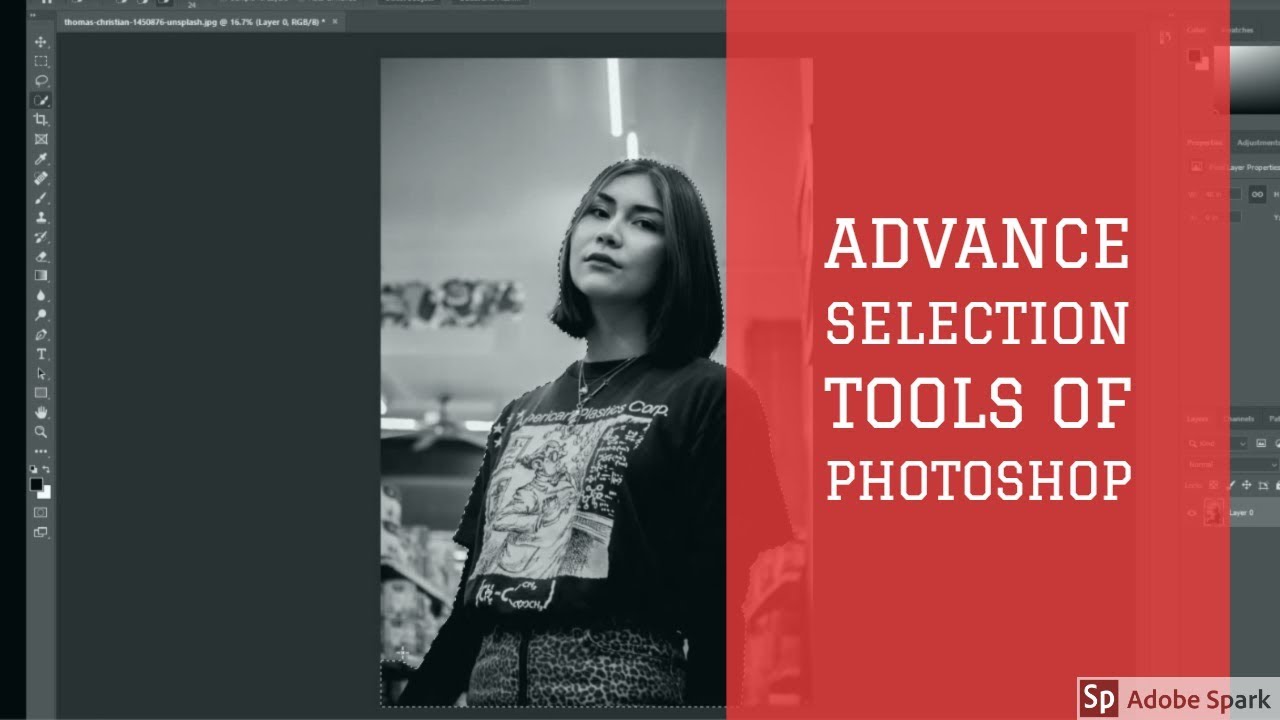 Advance Selection Tools - Adobe Photoshop Series - YouTube
