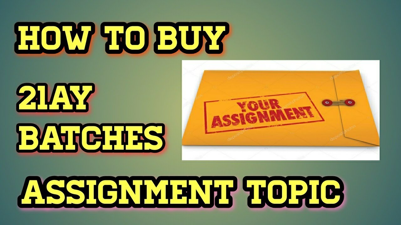 How to Buy 21Ay batches|| Assignment topic|Assignment topic mku dde|mku update siva - YouTube