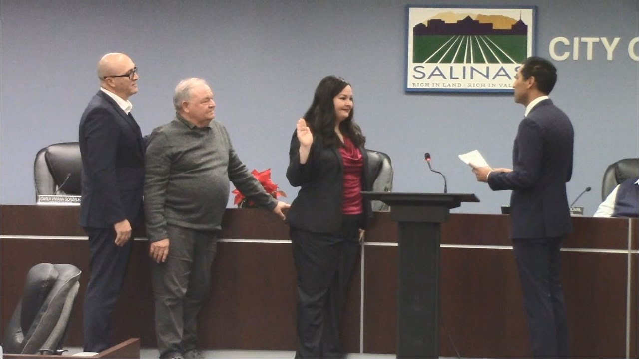 Oath of Office for Salinas, CA Mayor Elect Kimbley Craig - YouTube