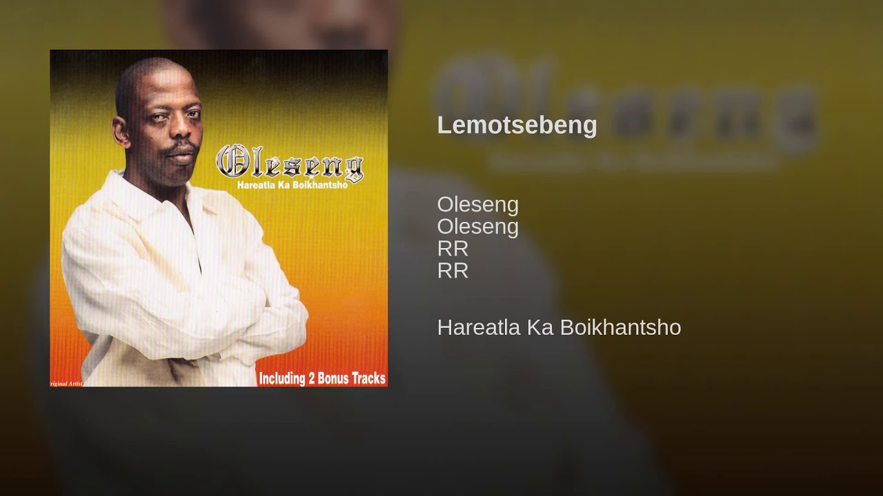 Oleseng - Lemotsebeng (Official Audio) - YouTube