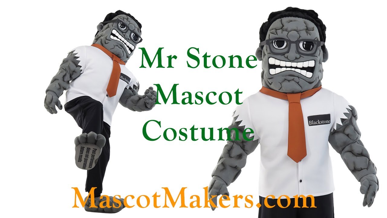 Mr Stone Mascot Costume | Mascot Makers - Custom mascots and characters