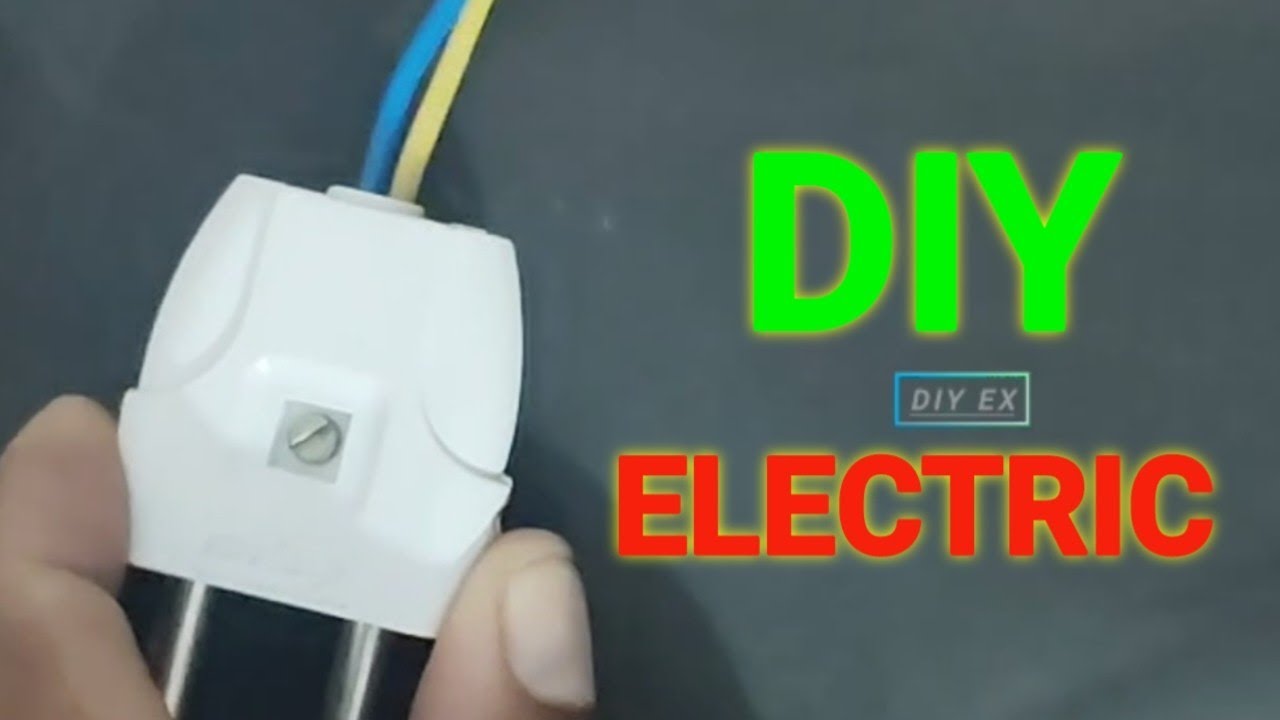 How to Safely Connect Wires to a Two-Pin Plug | Easy DIY Electric | DIY ...