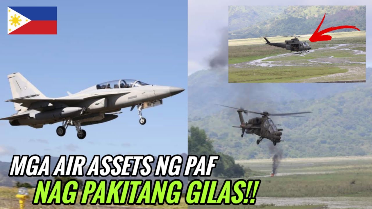 BREAKING NEWS! Mga air assets ng Philippine Air Force nag pakitang ...