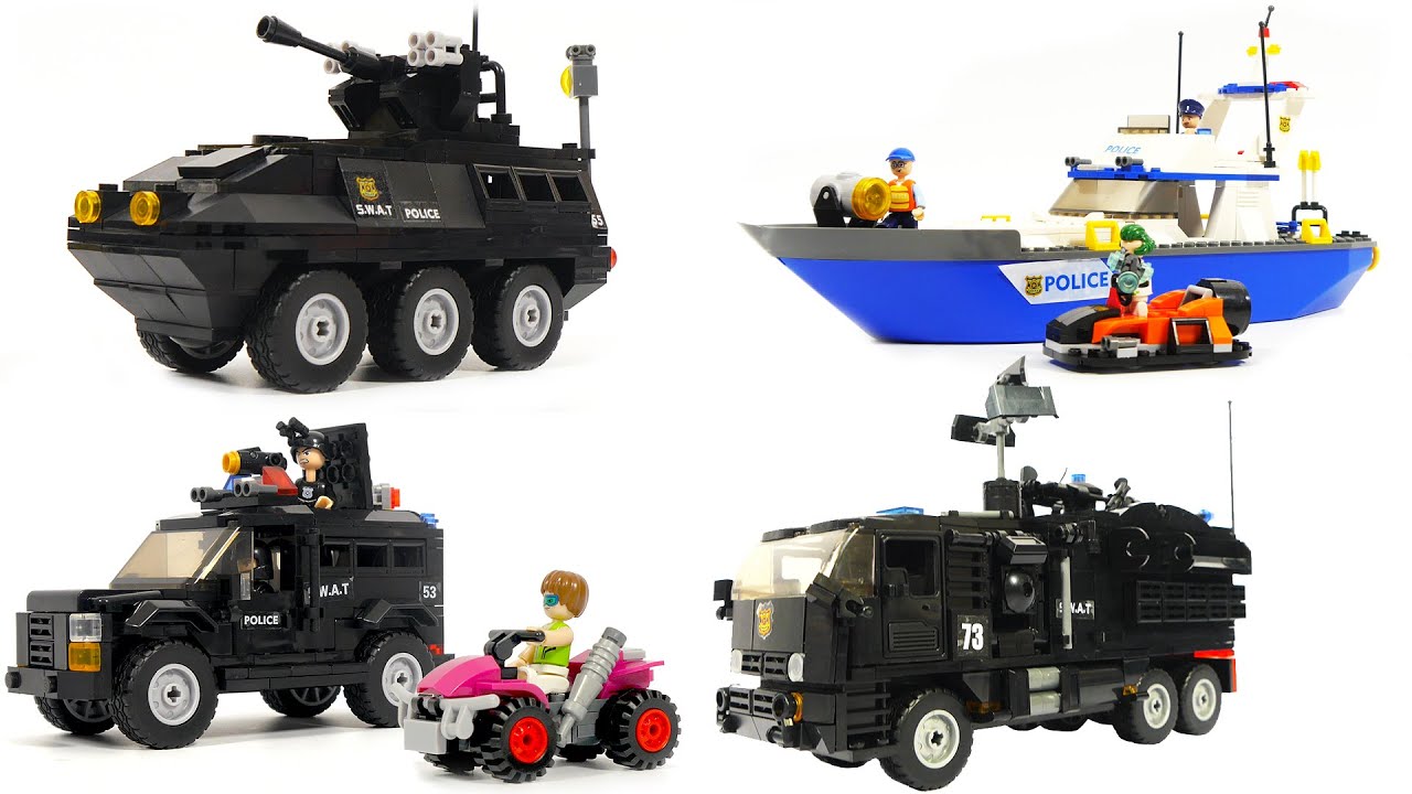 How to Build Sluban police sets - YouTube