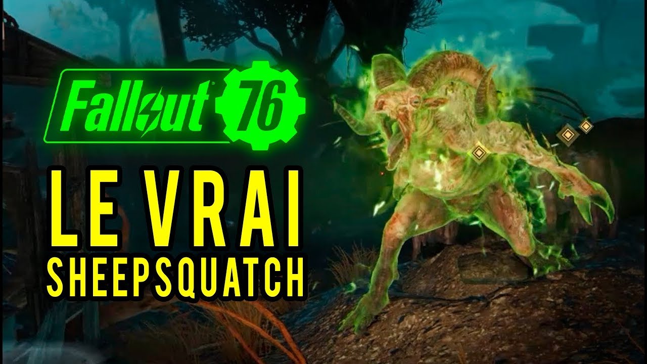 FALLOUT 76 GAMEPLAY #63 LE VRAI SHEEPSQUATCH ! FR - YouTube