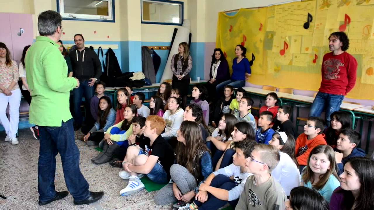 Η Λυρική διαδραστικά στο 12ο Δημοτικό Σχολείο Καλαμαριάς - YouTube