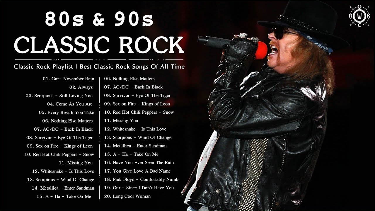 Classic Rock Music 80s 90s | The Best Classic Rock Songs Of All Time ...