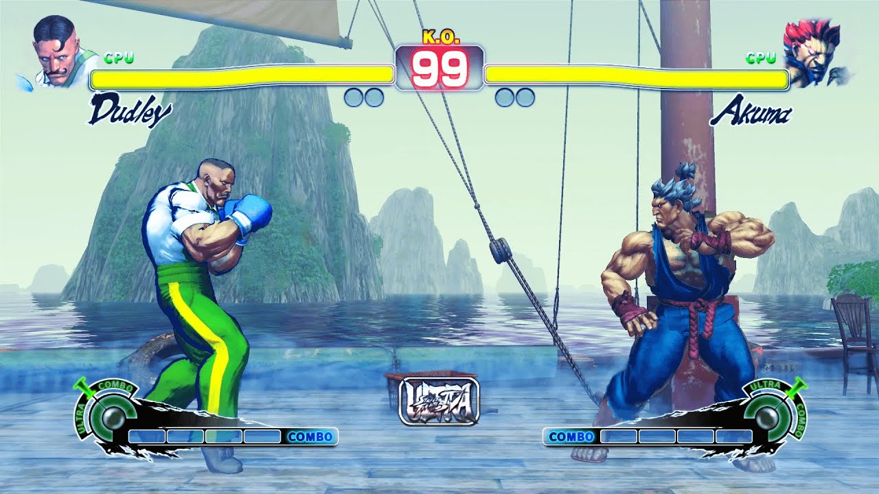 Dudley vs Akuma (Hardest) Street Fighter 4. - YouTube