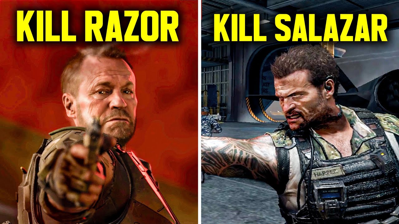Harper Kills the Traitor Comparison - Call of Duty Black Ops 7 vs Black ...