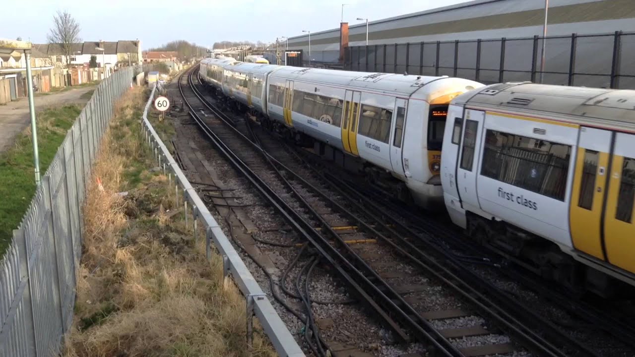 Train spotting at Gillingham, Kent 2 - YouTube