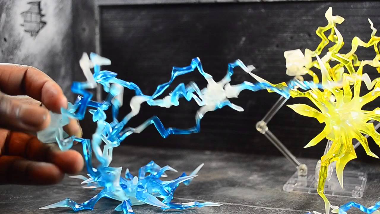 Tamashii Effect Lightning Blue and Yellow Review - YouTube