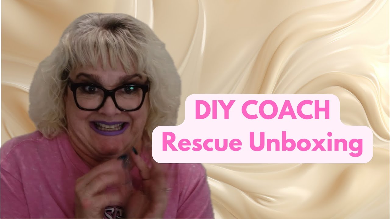 COACH DIY Rescue Mystery Unboxing! - YouTube