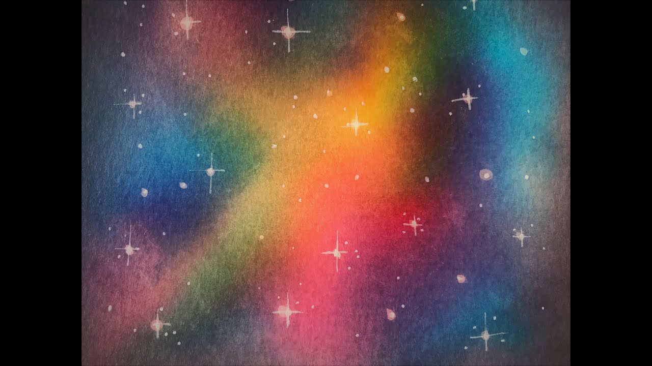 Tutorial Galaxy Background - YouTube